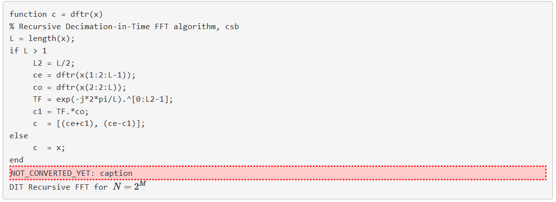 25 The Fft As A Recursive Evaluation Of The Dft Engineering Libretexts